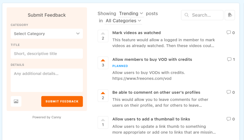 An Easy Way To Give Feedback To Freeones Freeones Blog Pornstars Models Porn Site